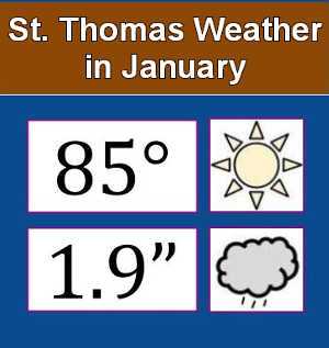 St. Thomas Weather in January: Rain, Temperatures